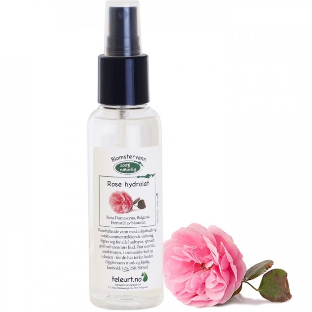 Rose hydrolat 125ml, Bulgaria | Telemark Urtebrænderi faghandel for ...